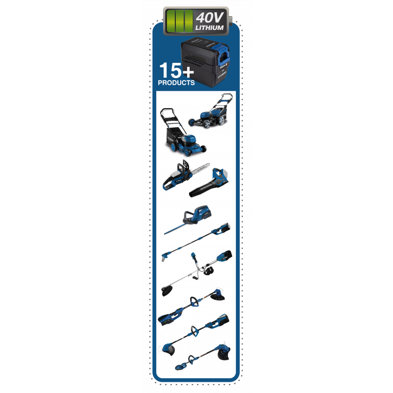 Charger 40 V - LED charge indicator