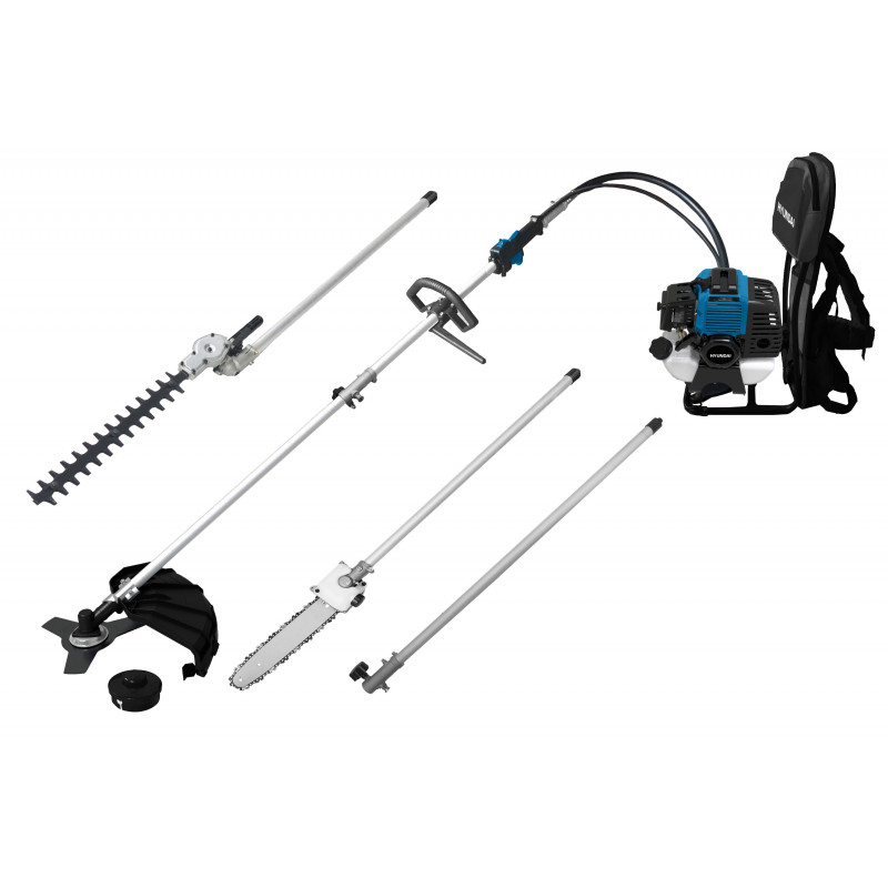 Petrol backpack multi-tool 52 cm³ - 4 in 1